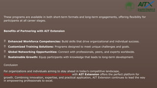 AIT Extension Leads Education and Training Development in Thailand.pptx