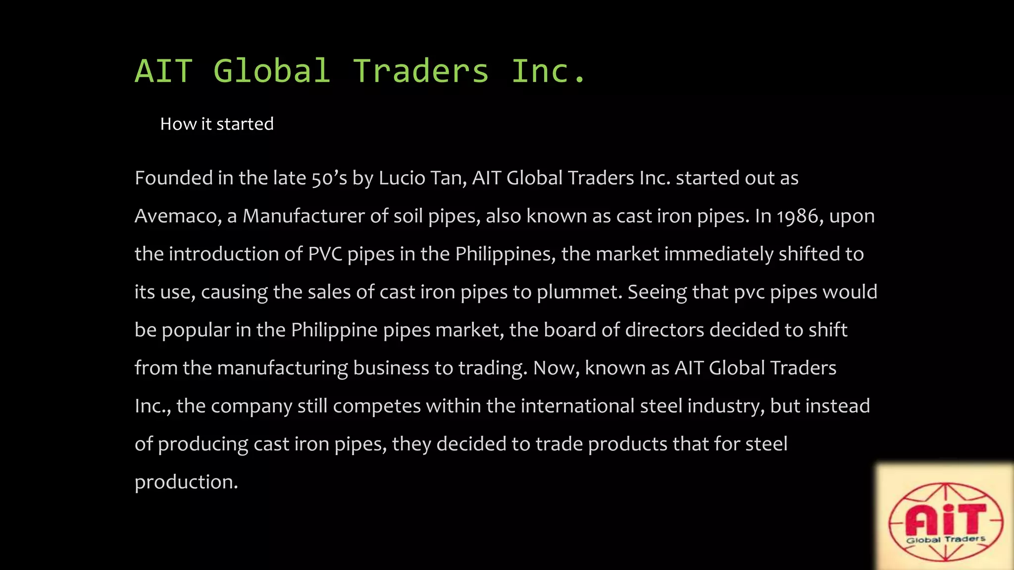 Ait global traders inc presentation | PPTX