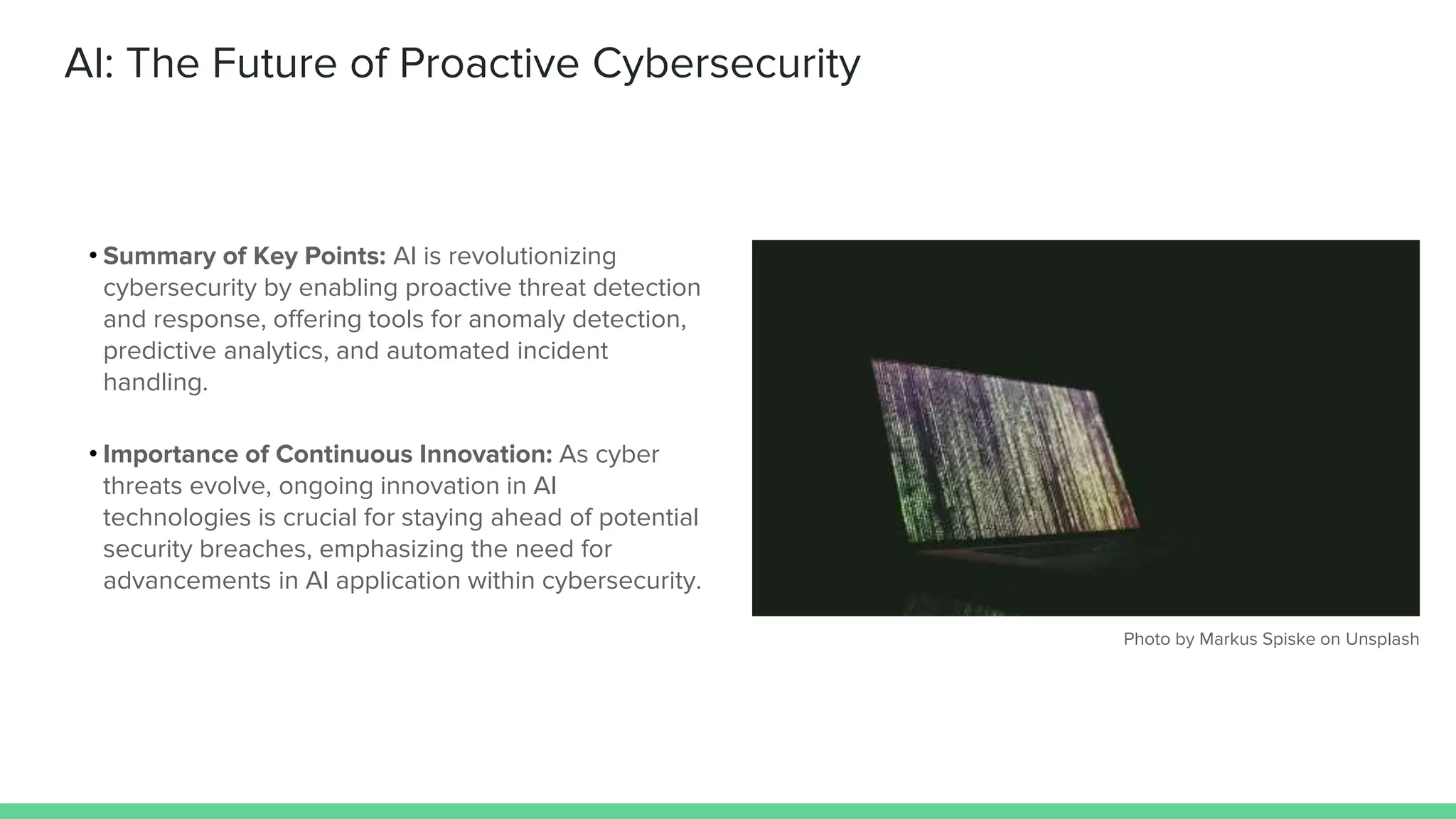 Ai The Future Of Proactive Cybersecurity Pptx