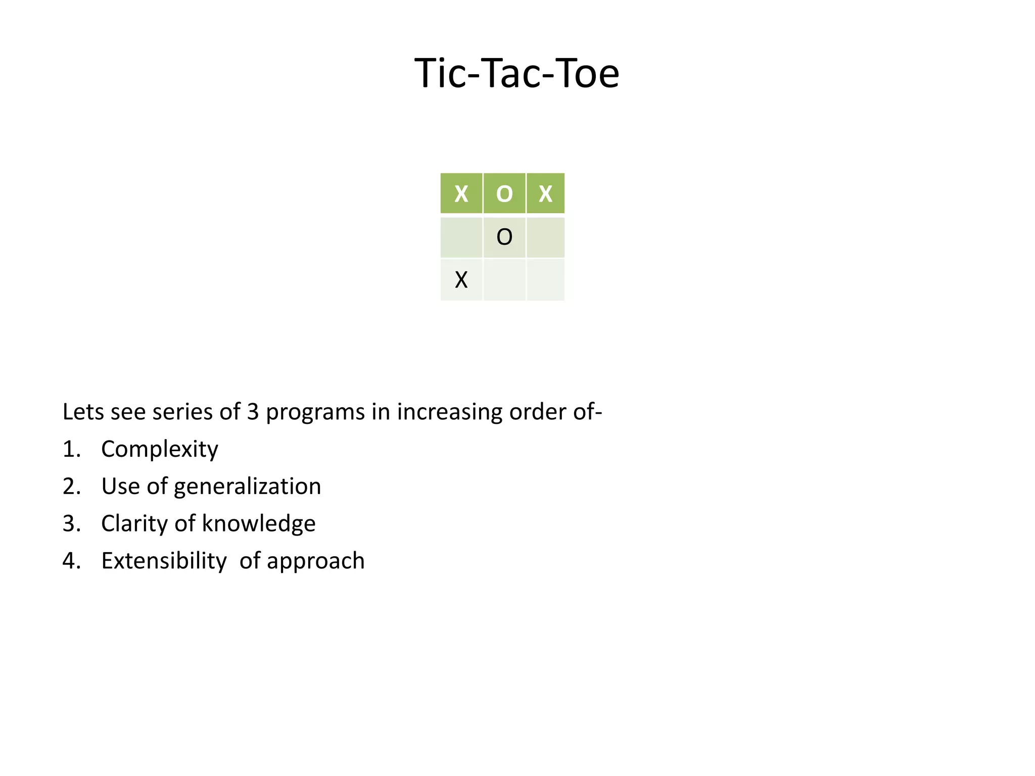 tic-tac-toe: Game playing | PPTX