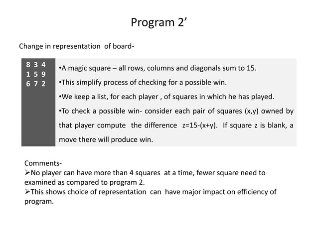 tic-tac-toe: Game playing | PPTX | Programming Languages | Computing