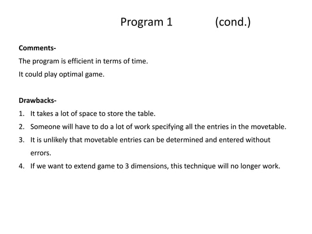 tic-tac-toe: Game playing | PPTX | Programming Languages | Computing