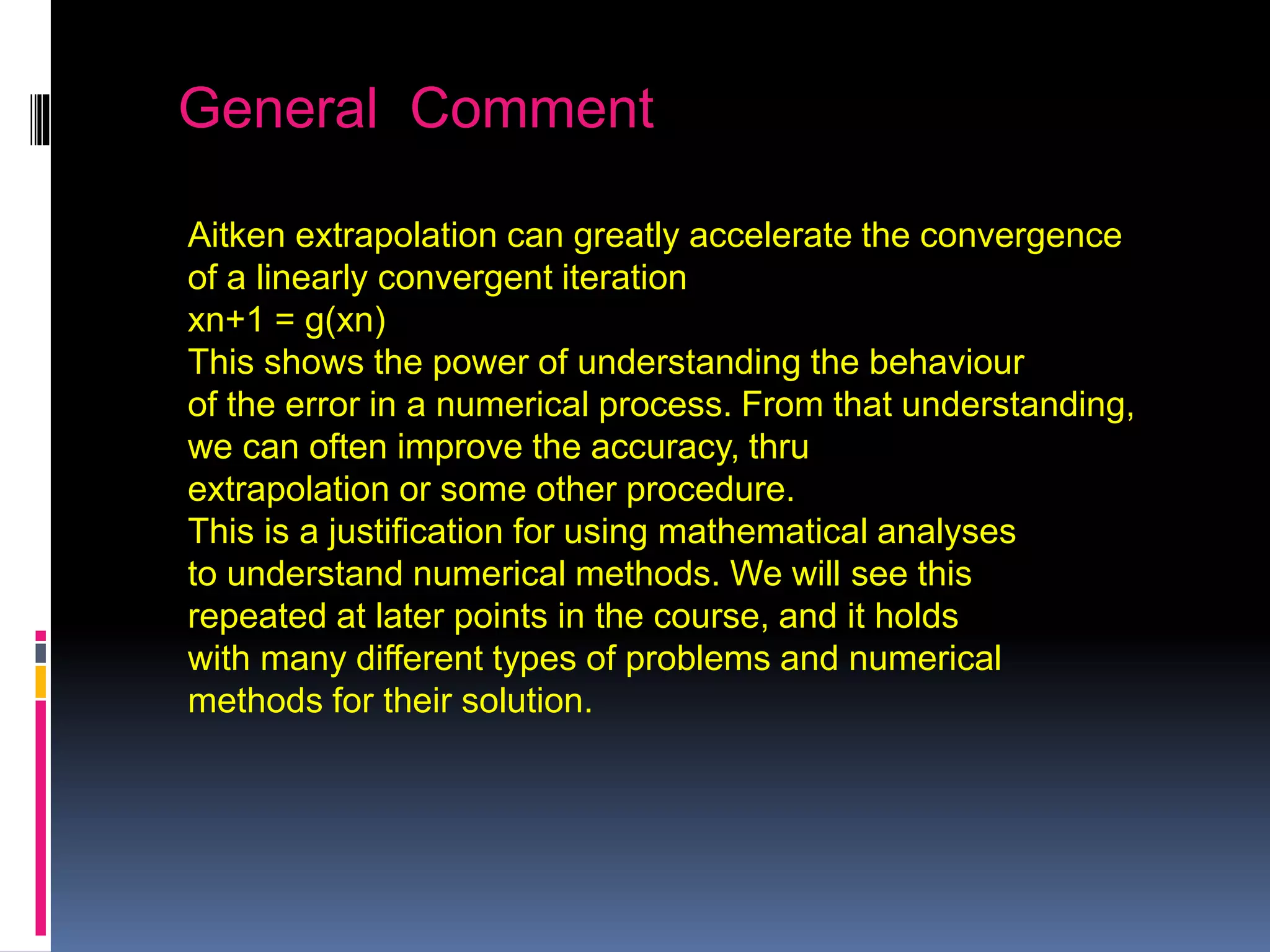 Aitken’s method | PPTX