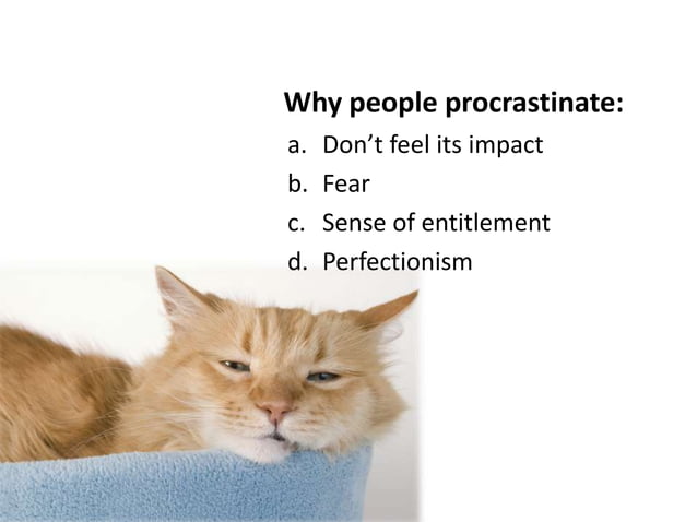 Why We Procrastinate | PPT