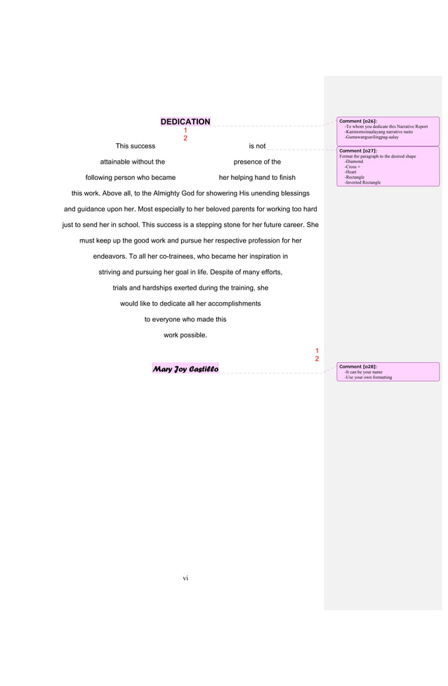 AIT Narrative Report Guide 2013 1 | PDF