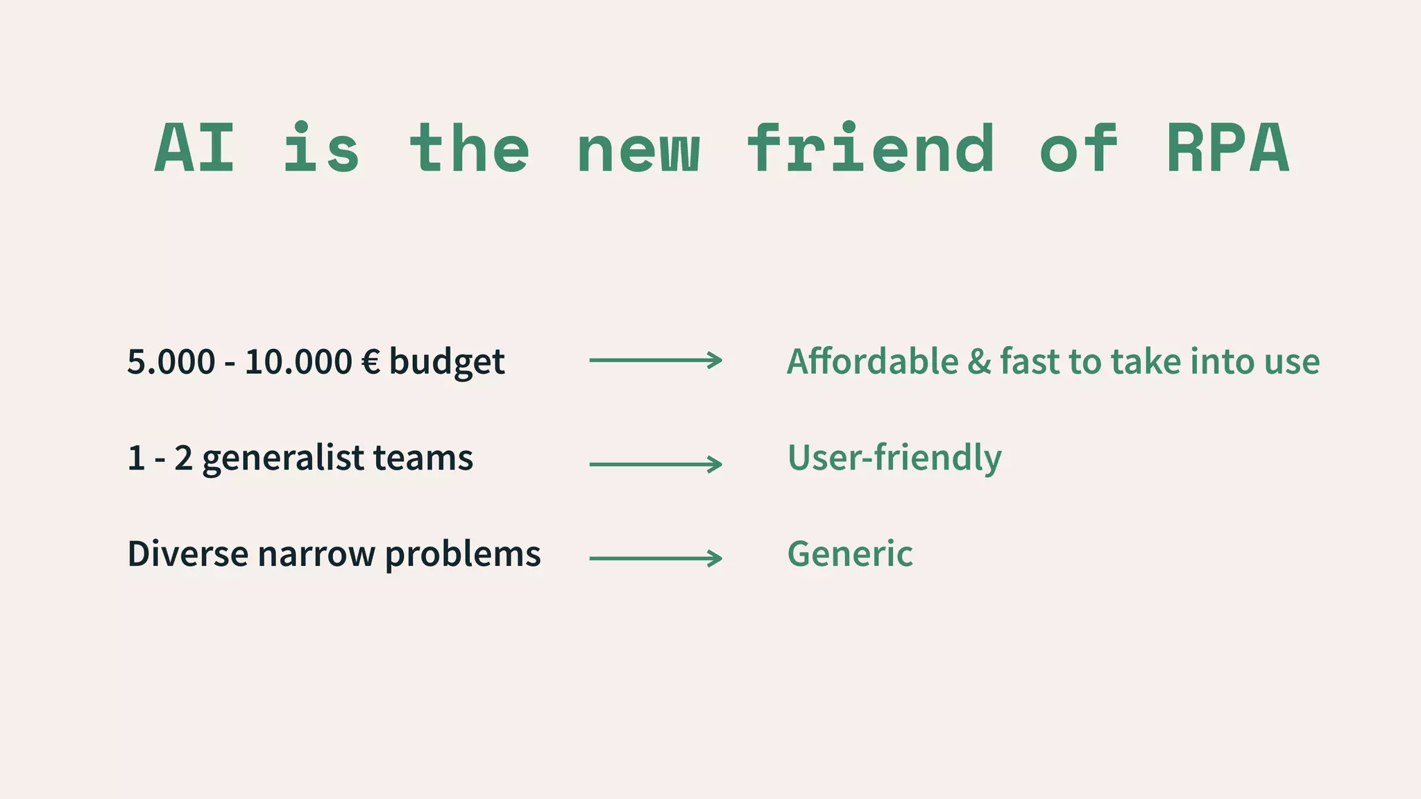 The next generation AI & process automation | PPT