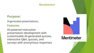 The AI Tools for Teachers at a Glance.pptx