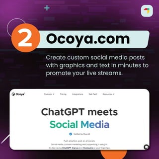 3 AI Tools for Live Streamers | PDF