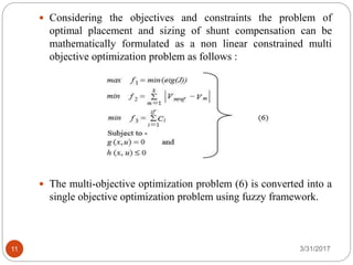 Optimal Placement of FACTS Controller | PPTX
