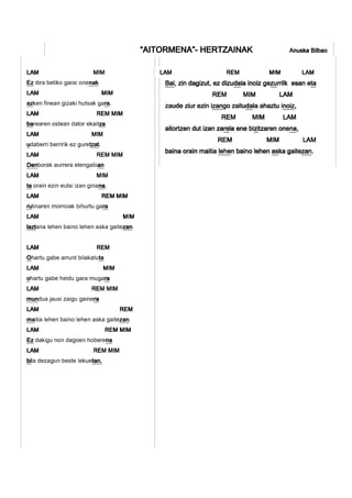 Aitormena kitarrarako | PDF