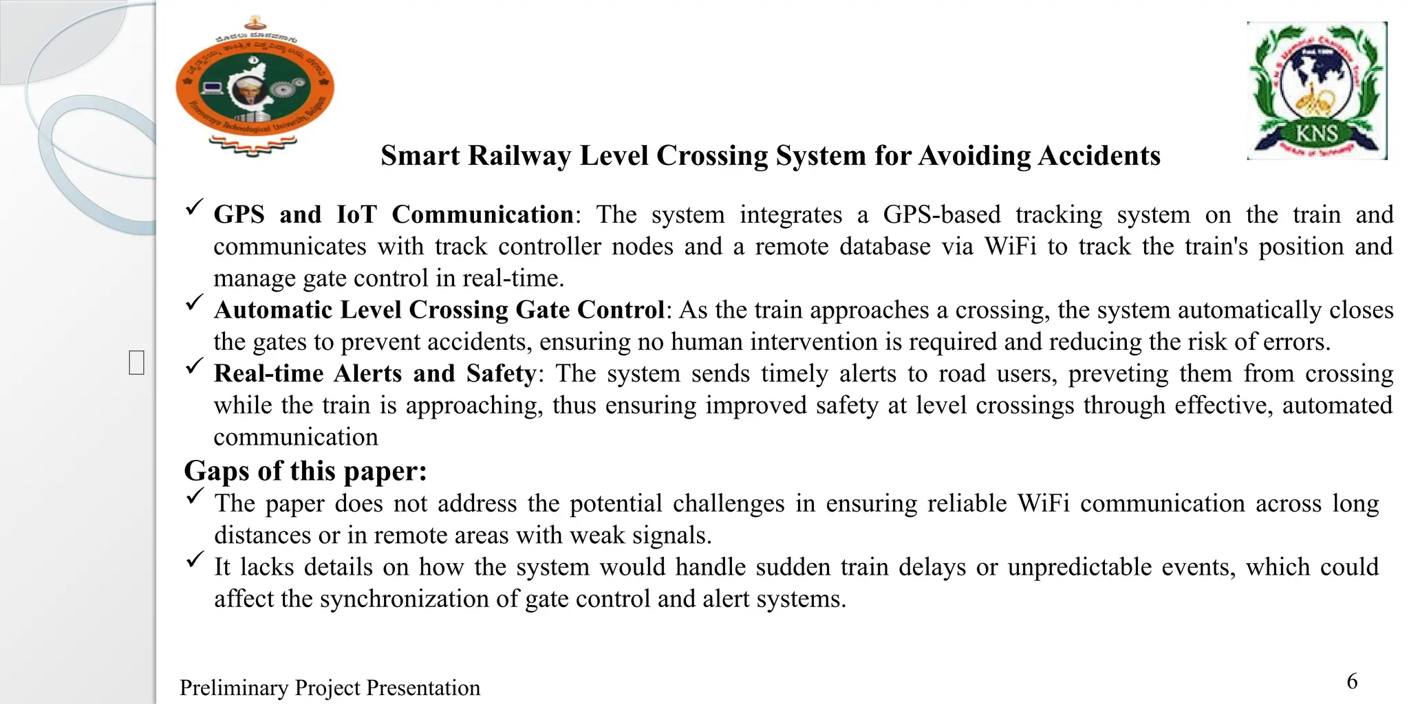 The Railway safety management system using AI | PPTX