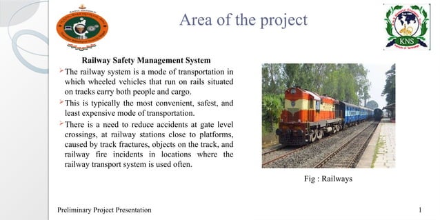 The Railway safety management system using AI | PPT
