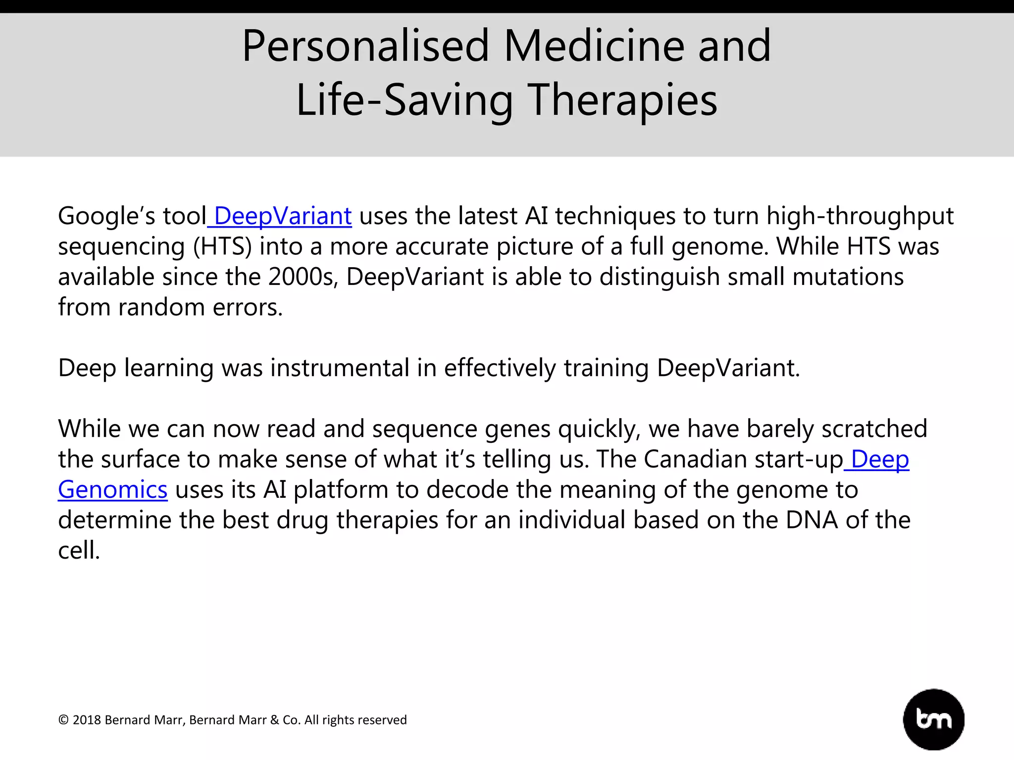 The Amazing Ways Artificial Intelligence Is Transforming Genomics and Gene Editing | PPT