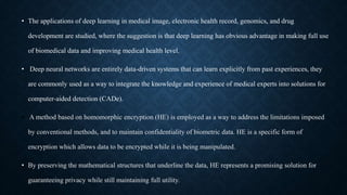 deep neural networkmodel implementation over homomorphically encrypted data | PPT