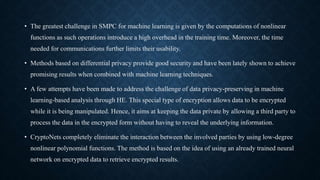 deep neural networkmodel implementation over homomorphically encrypted data | PPT