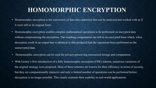 deep neural networkmodel implementation over homomorphically encrypted data | PPT