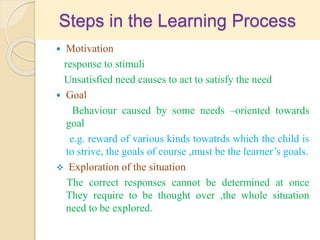 concept of learning | PPTX | Education