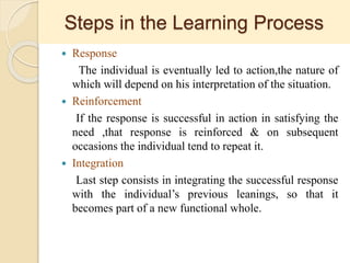 concept of learning | PPTX | Education