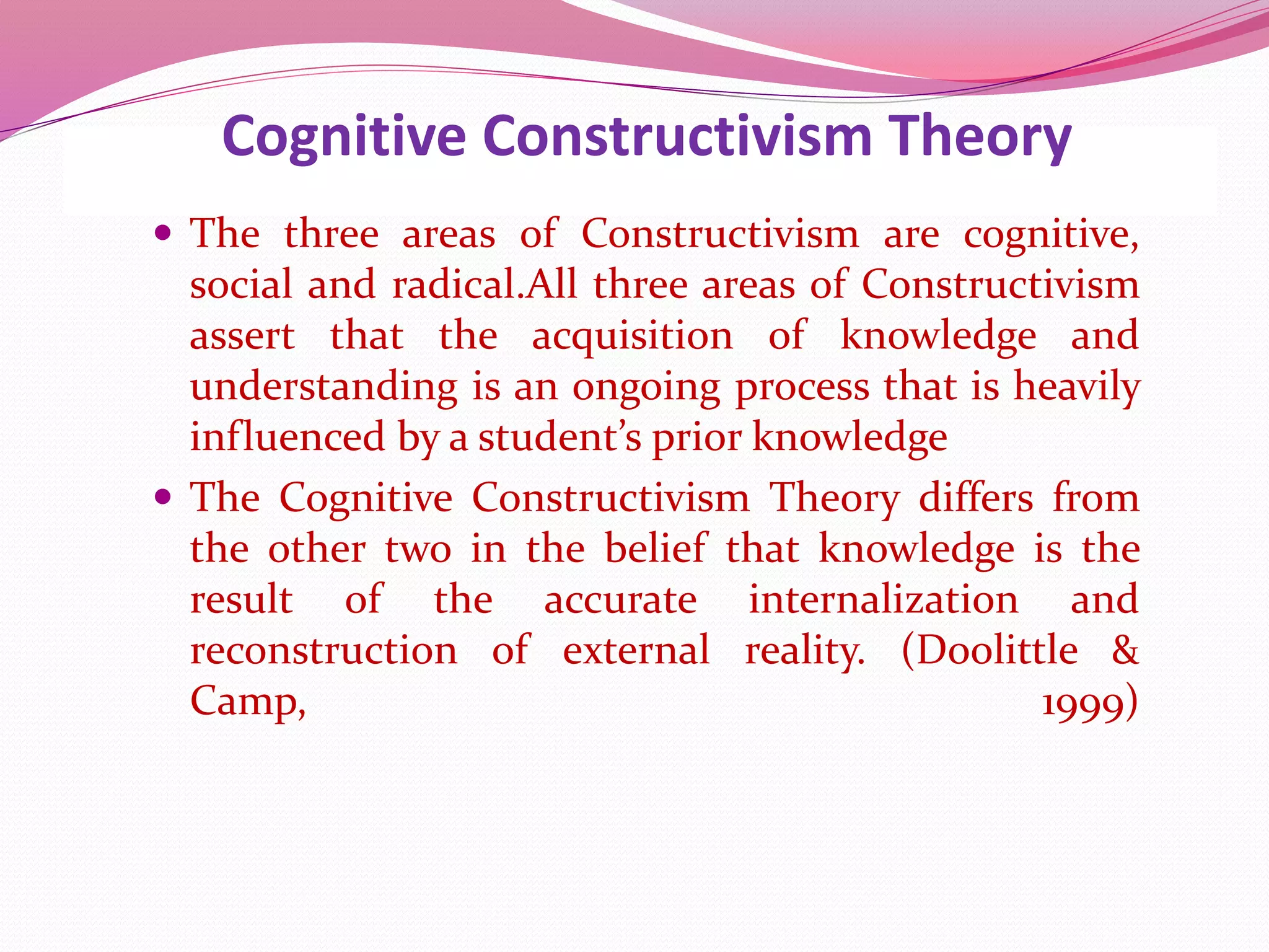 Aitt cognitive constructivism | PPT