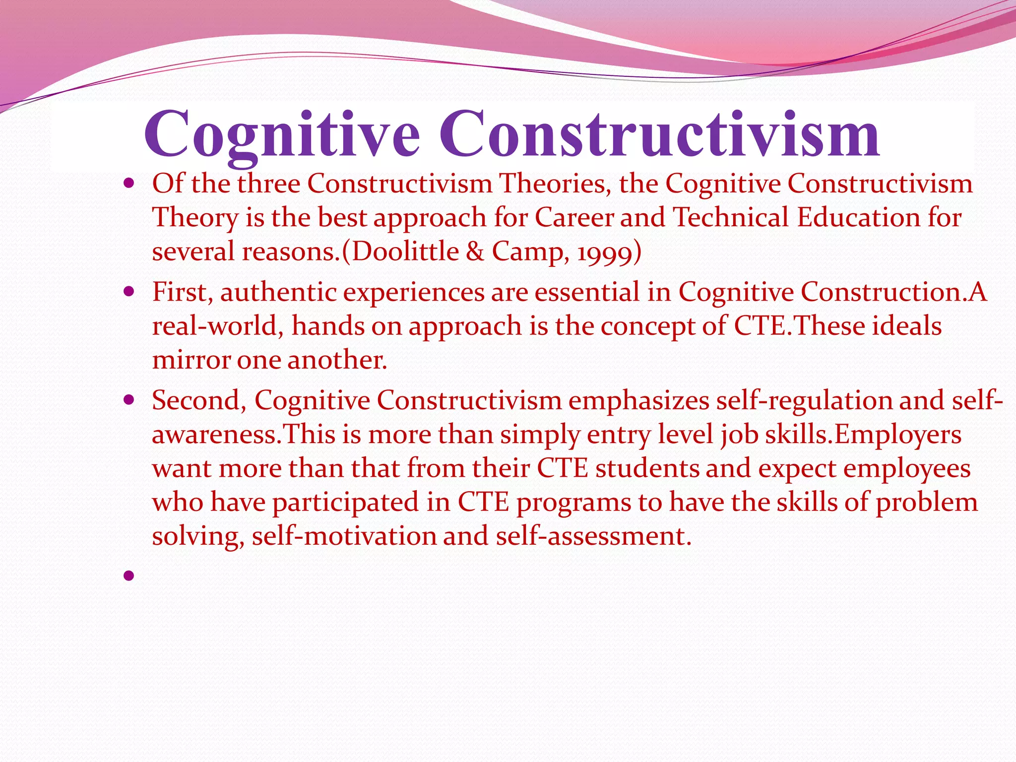 Aitt cognitive constructivism | PPTX