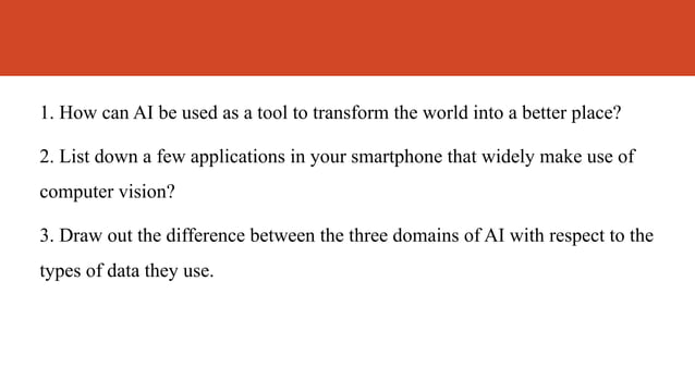 CBSE Class IX Artificial Intelligence Unit 1 | PPTX