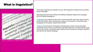 Linguistic Fundamentals in Translation and Translation Studies | PPTX