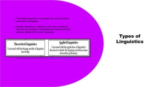 Linguistic Fundamentals in Translation and Translation Studies | PPTX