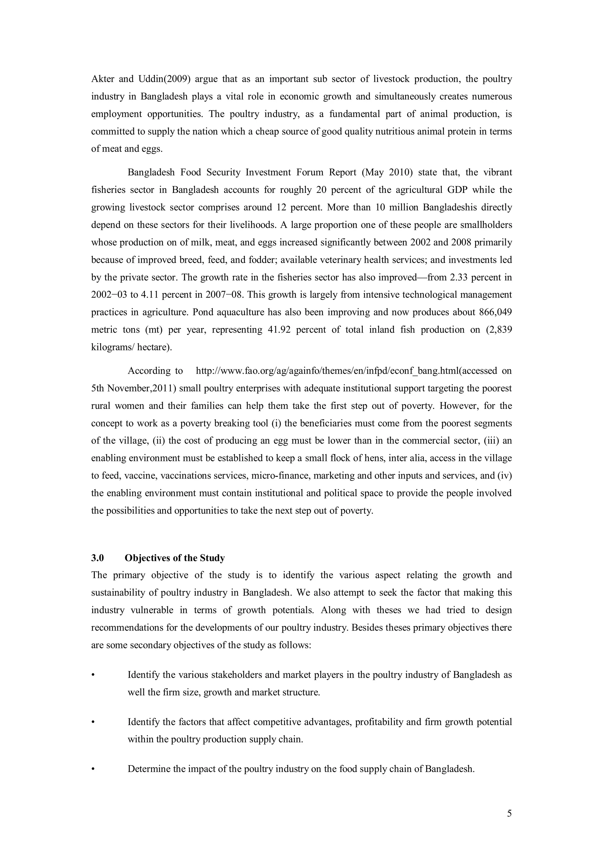 Problems and Prospects of Poultry Industry in Bangladesh: An Analysis | PDF