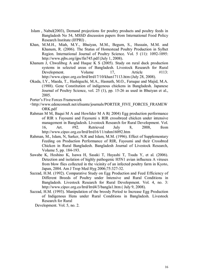 Problems and Prospects of Poultry Industry in Bangladesh: An Analysis | PDF