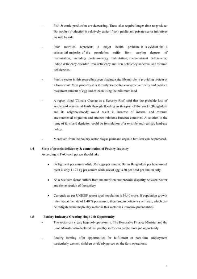 Problems and Prospects of Poultry Industry in Bangladesh: An Analysis | PDF