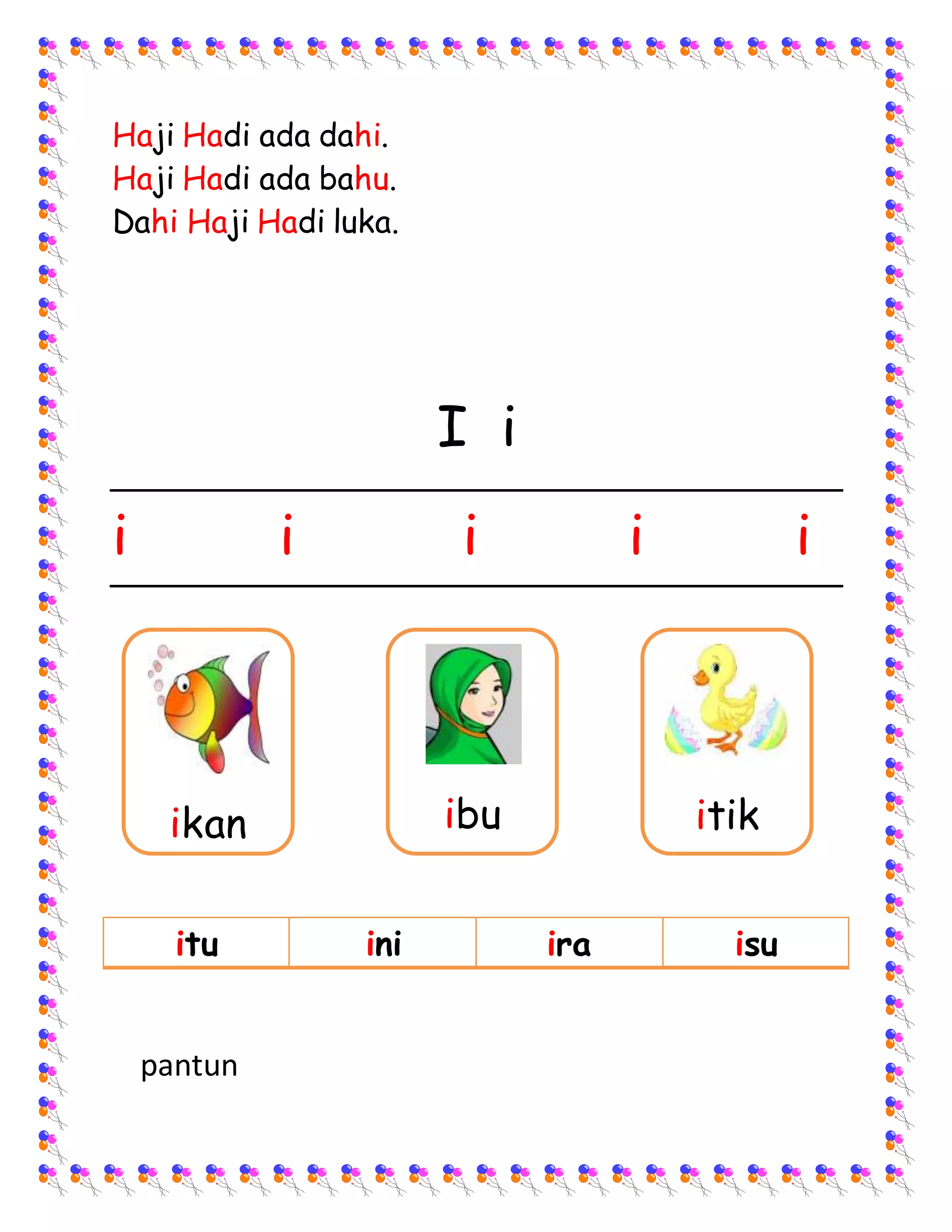 Modul bacaan kanak-kanak | DOCX