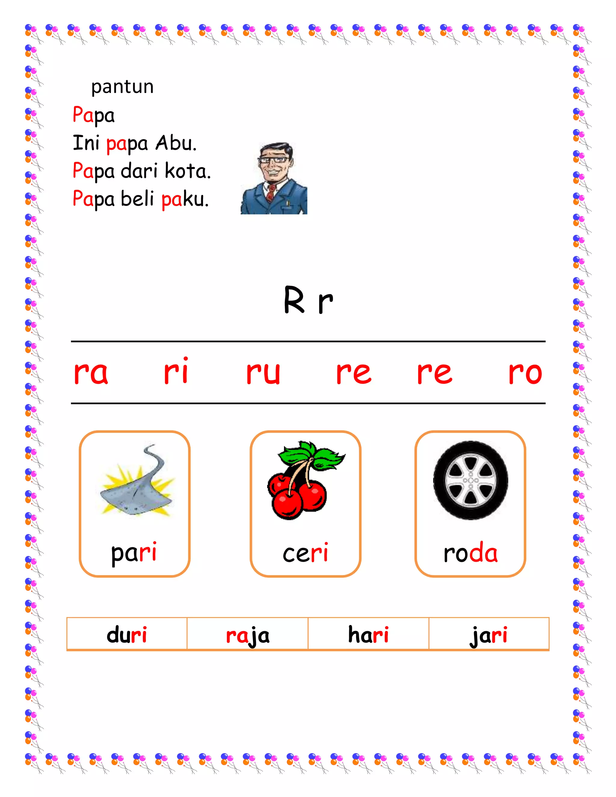 Modul bacaan kanak-kanak | DOCX
