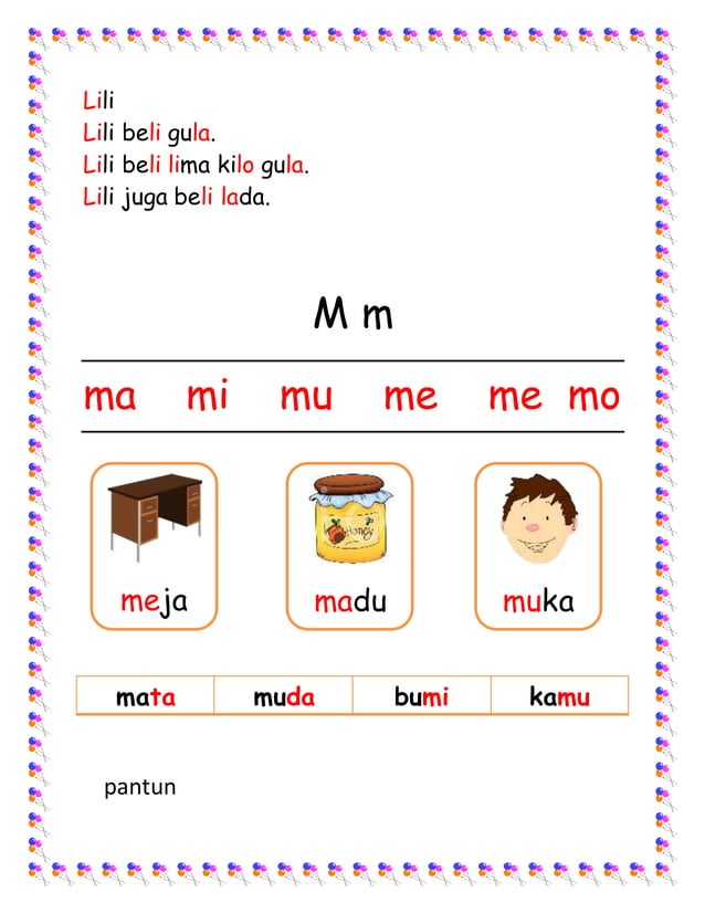 Modul bacaan kanak-kanak | DOCX