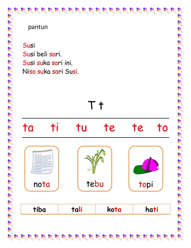 Modul bacaan kanak-kanak | DOCX