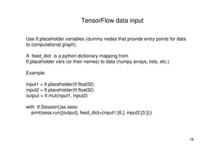 TensorFlow example for AI Ukraine2016 | PDF | Programming Languages | Computing