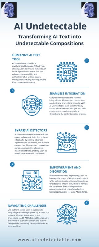 Streamline Content Creation with AI Undetectable's Humanize AI Text | PDF