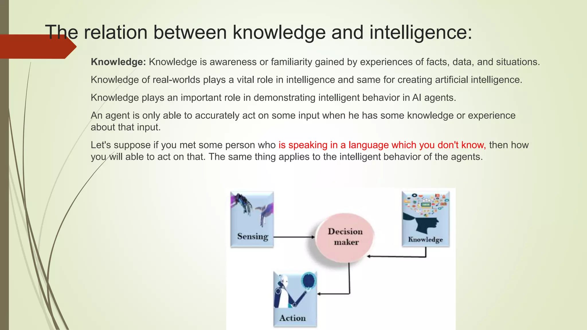 Artificial Intelligence_ Knowledge Representation | PPTX | Programming Languages | Computing