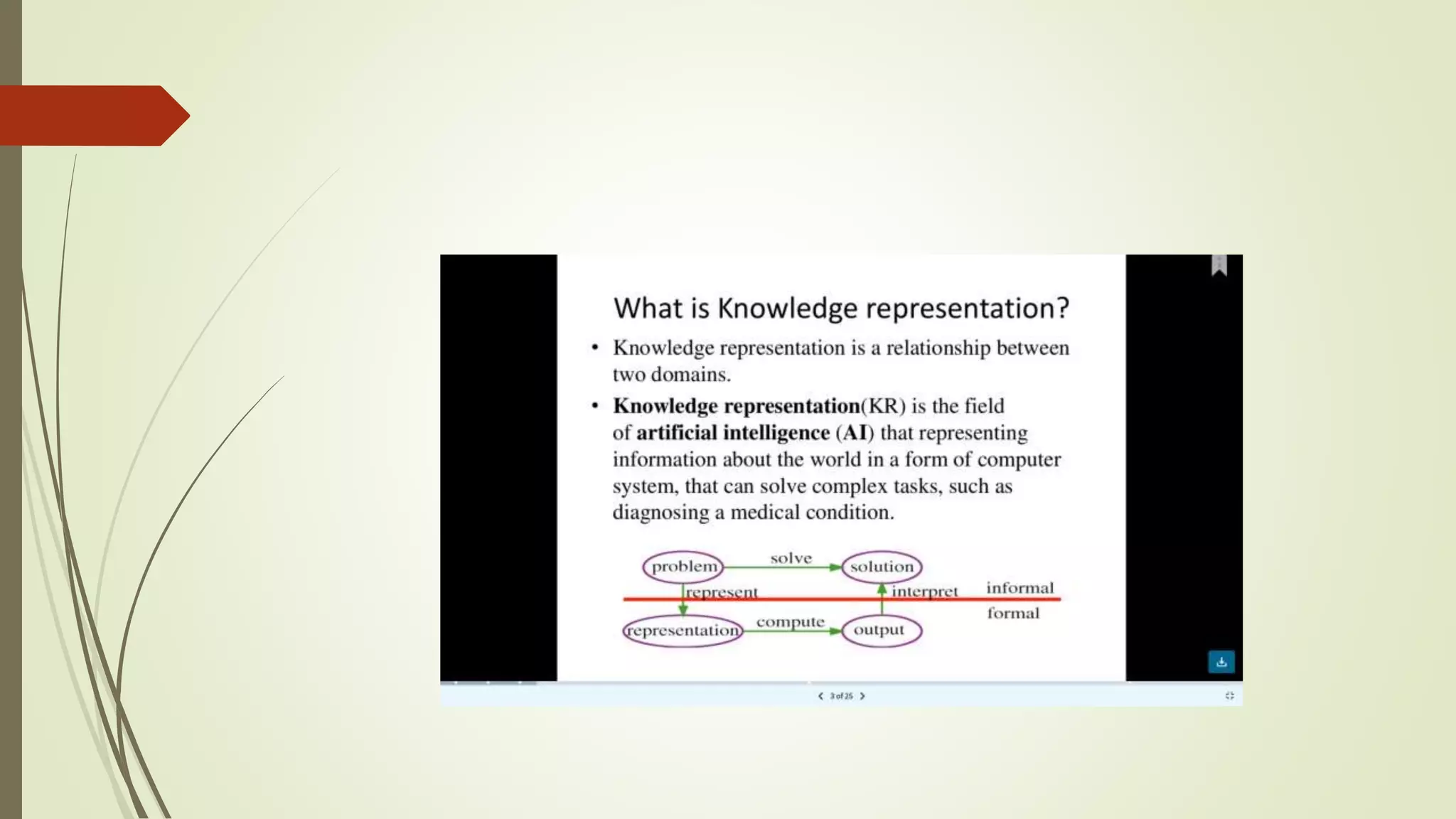Artificial Intelligence_ Knowledge Representation | PPTX | Programming Languages | Computing