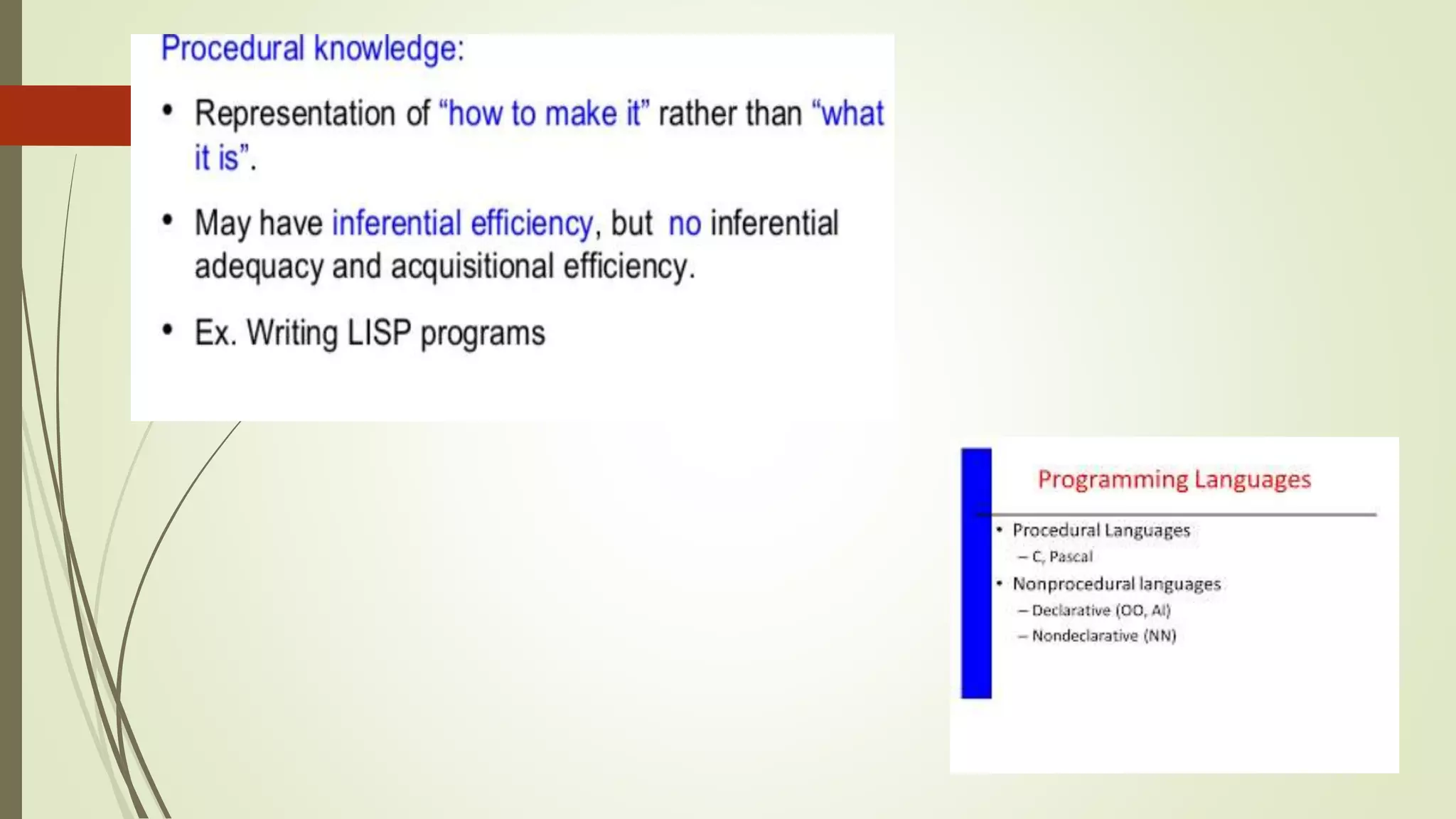 Artificial Intelligence_ Knowledge Representation | PPTX | Programming Languages | Computing