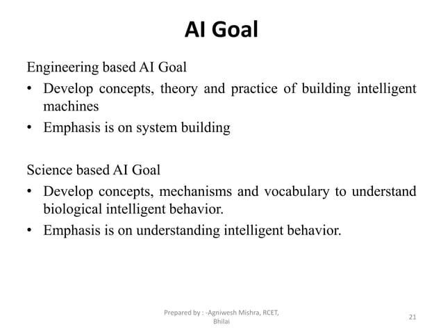 Artificial Intelligence Notes Unit 1 | PDF