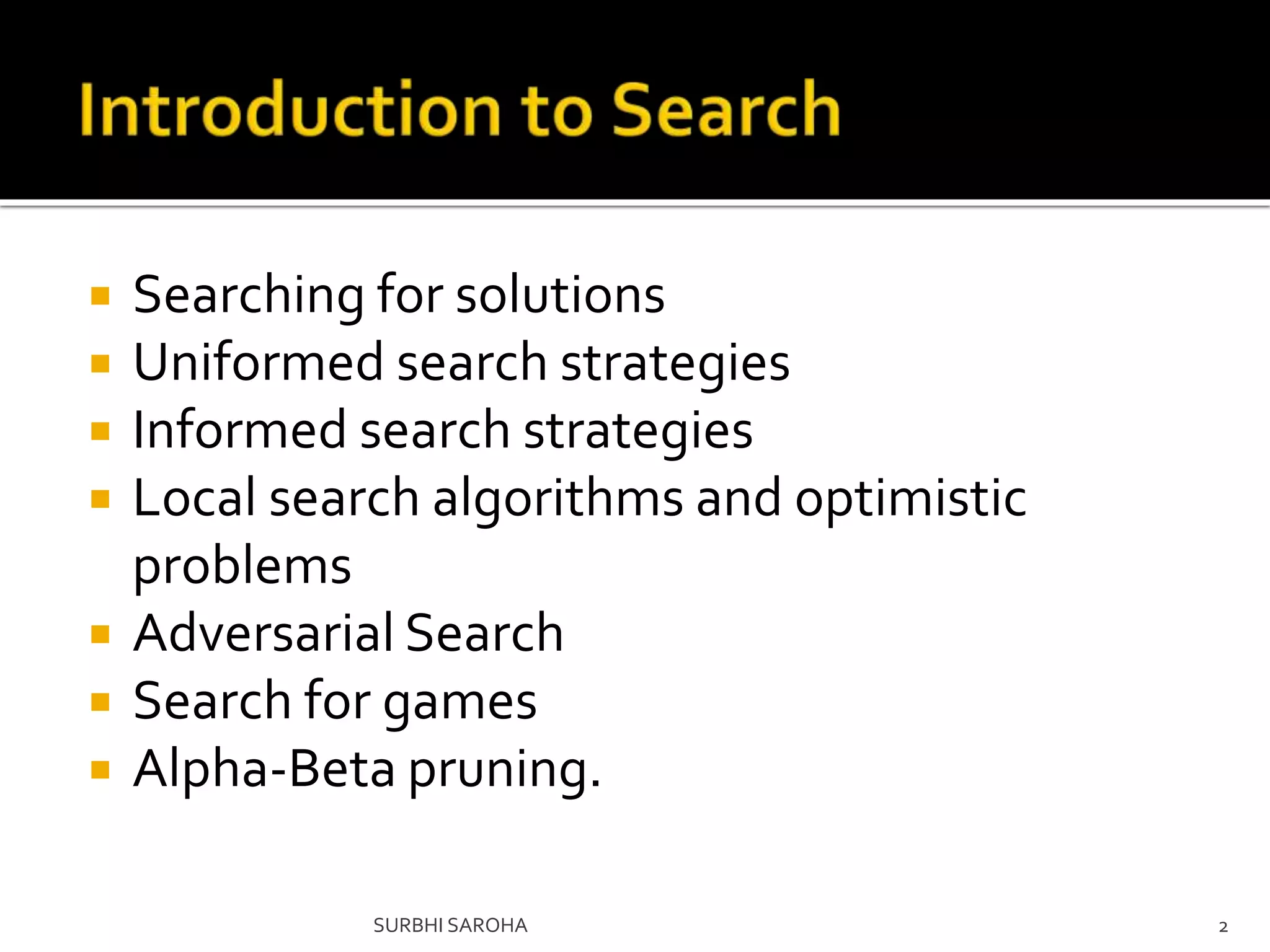 Artificial Intelligence Unit 2 | PPTX