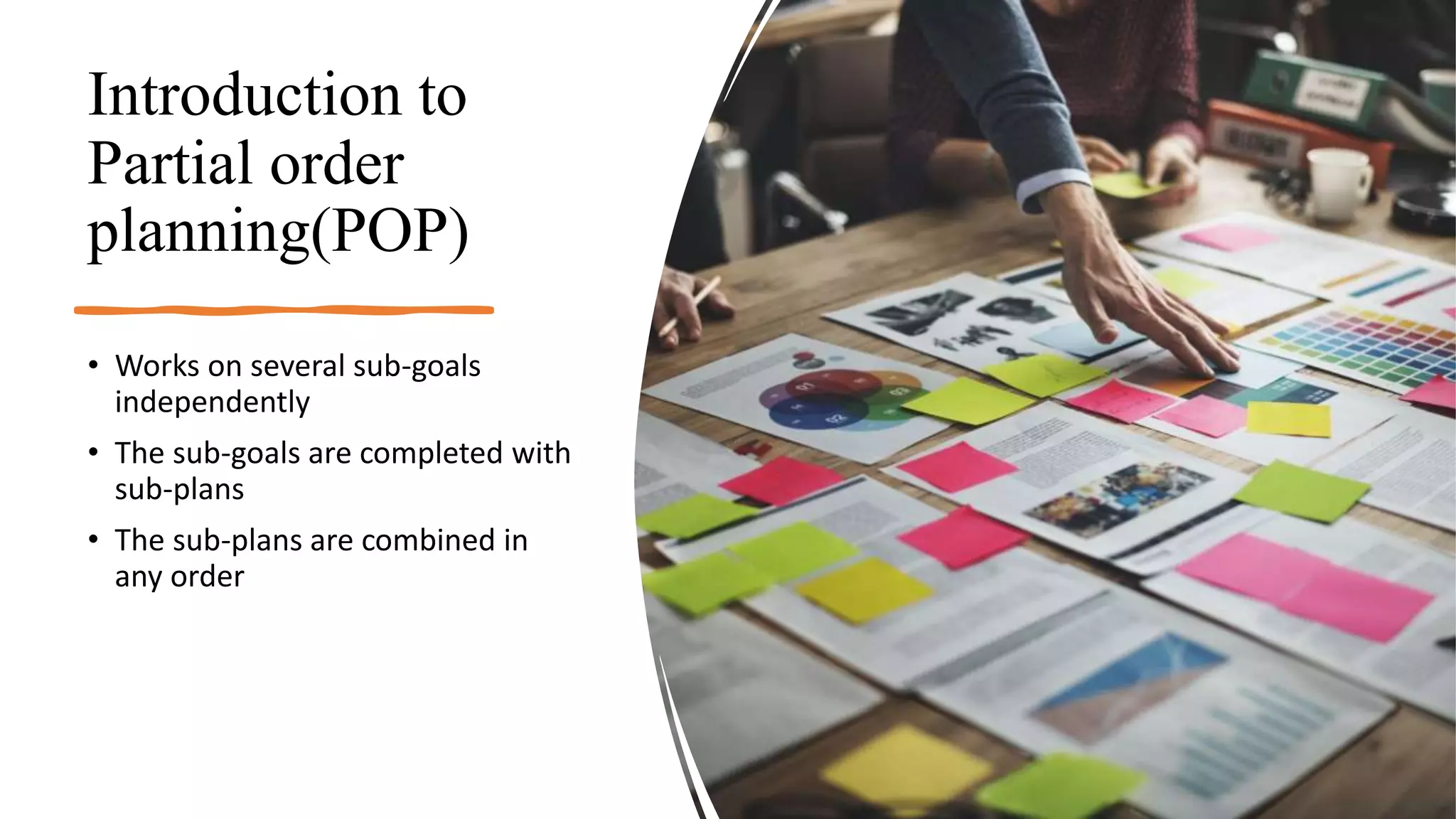 Planning in AI(Partial order planning) | PPTX