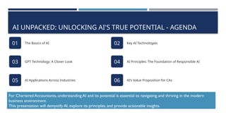 AI Unpacked: Unlocking AI's True Potential | PPTX
