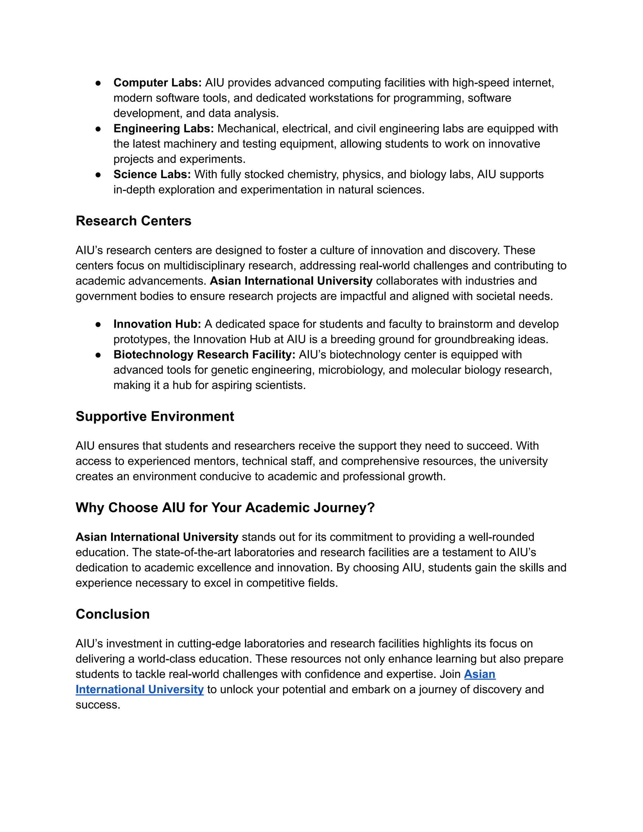 AIU’s State-of-the-Art Laboratories and Research Facilities.pdf
