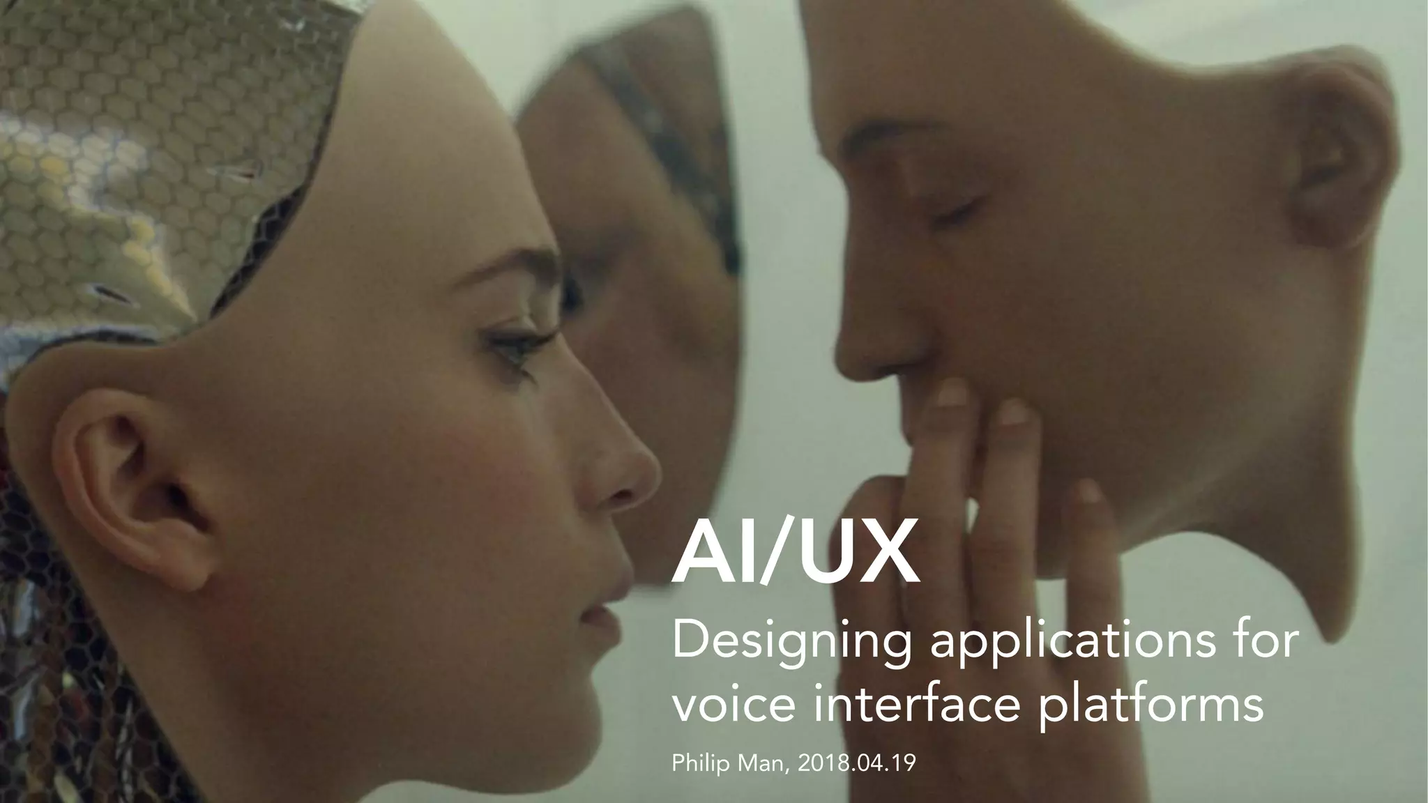 Designing applications for voice interface platforms | PPT