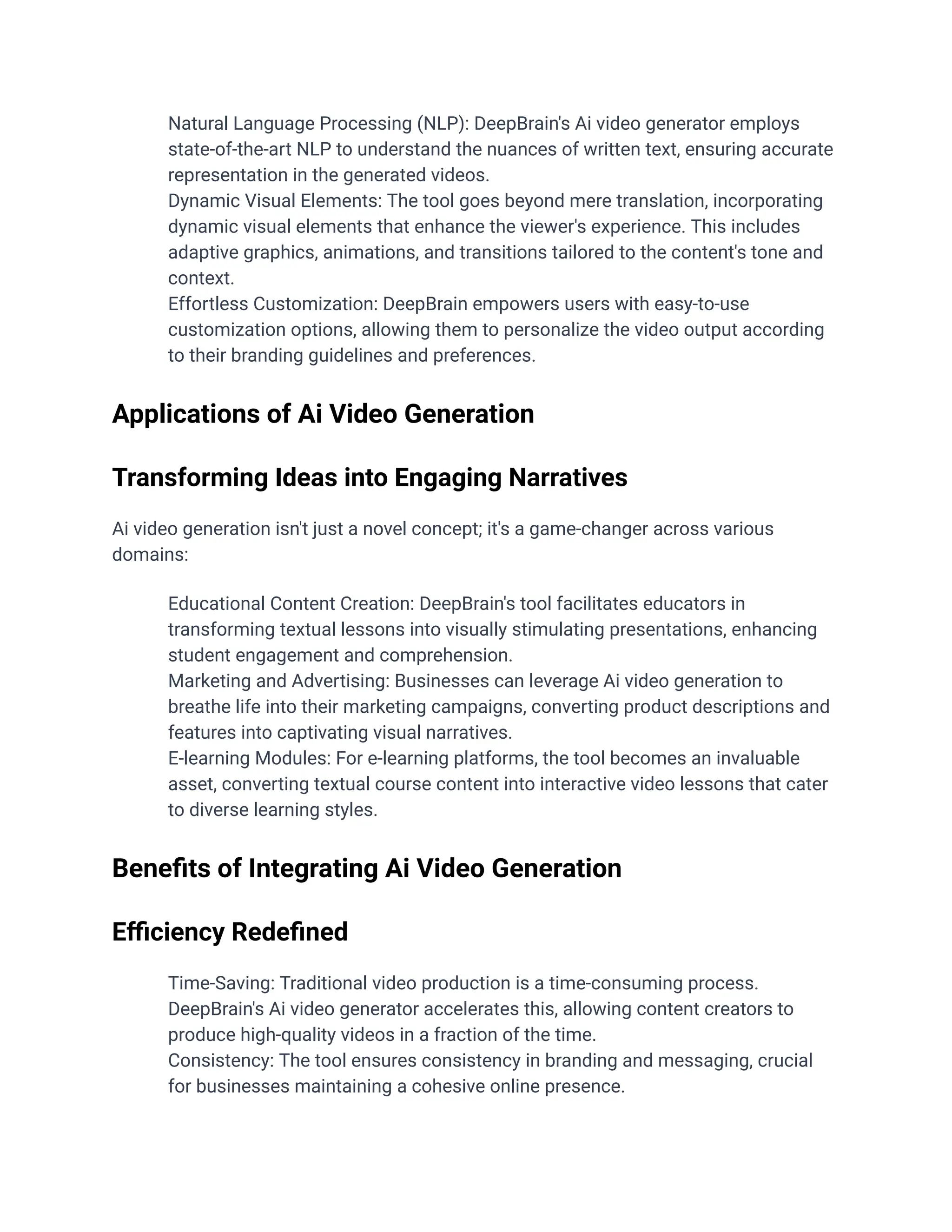 Ai video generator from text | PDF