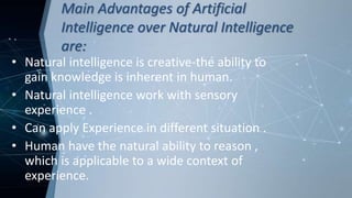 Artificial Intelligence Vs Human Intelligence | PPTX