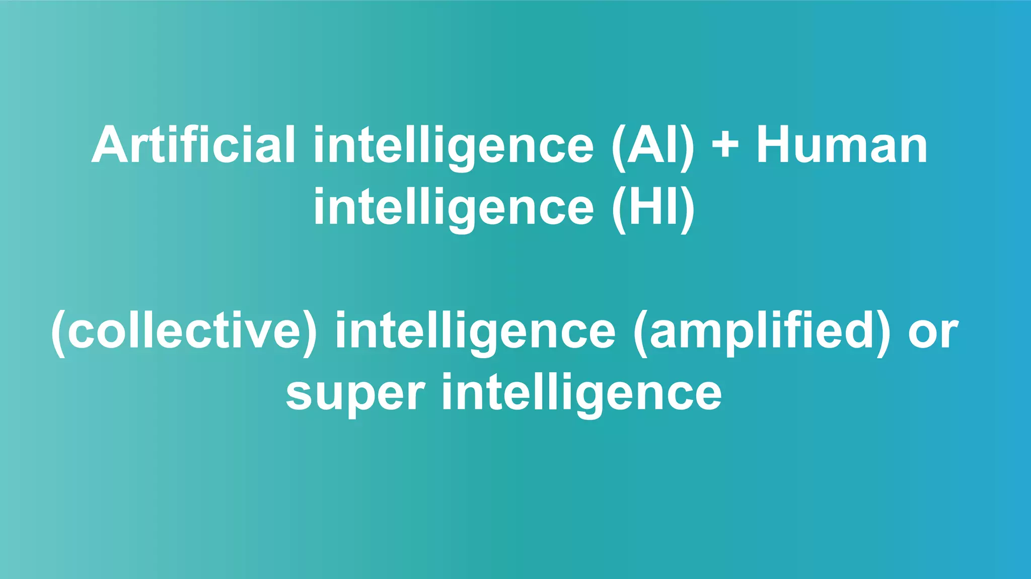 Artificial Intelligence & Human Intelligence | PPTX