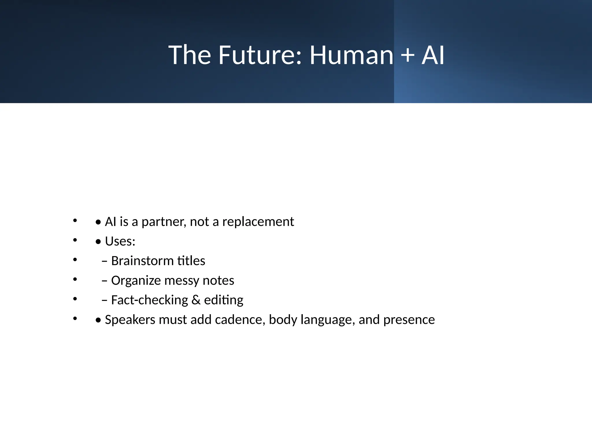Will AI Replace Professional Speakers? Why Human Storytelling Always ...