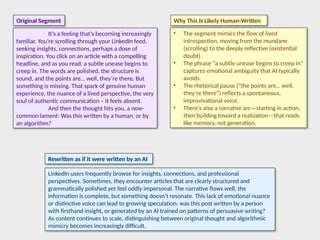 AI vs Human Writing: Can You Tell the Difference? | PPTX
